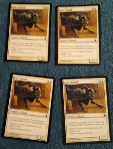 GATE HOUND MTG RAVNICA CITY OF GUILDS COMMON X4 LIGHT PLAY | eBay