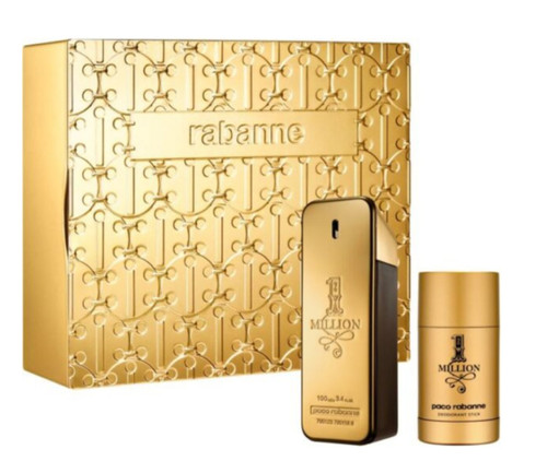 PACO RABANNE ONE MILLION 2 PCS SET FOR MEN: 3.4 EAU DE TOILETTE SPRAY ...