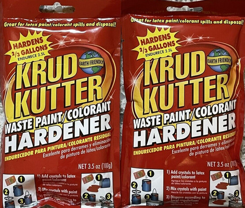 2 3.5-ounce Packages - Krud Kutter Waste Paint / Colorant Hardener | eBay