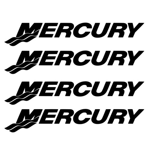 Mercury Racing Decals Outboard Race Boat Stickers - Any Size Any Color ...