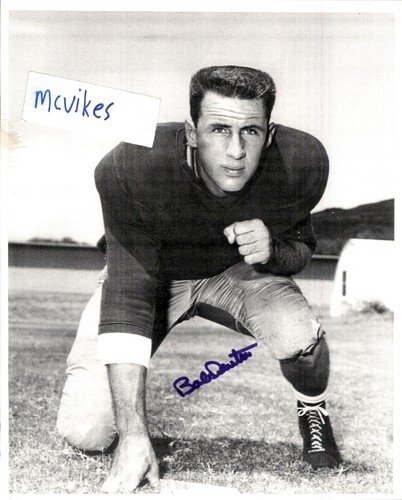 Bob Denton Cleveland Browns 1960 Autographed Signed 8x10 Print Copy COA ...