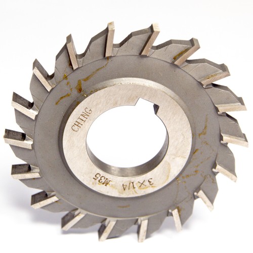 02953164 Cobalt Straight Tooth Side Milling Cutter 3" x 1/4" x 1" | eBay