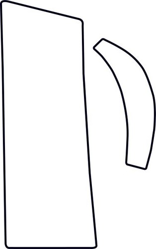 Body protection sticker Right fits VW AMAROK, AMAROK Platforma ...