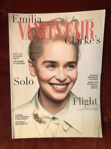 VANITY FAIR MAGAZINE EMILIA CLARKE STAR WARS TRACEE ELLIS ROSS SUMMER ...