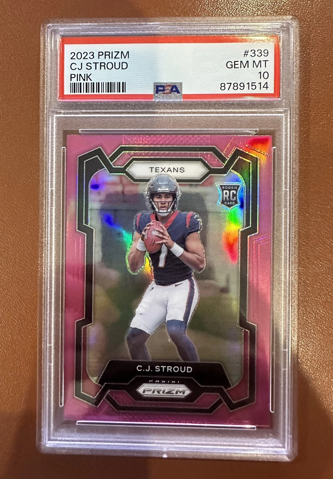 CJ Stroud 2023 Prizm #339 Pink PSA 10 Price Guide - Sports Card Investor