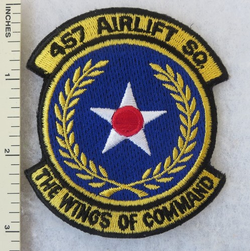457th AIRLIFT SQUADRON US AIR FORCE PATCH Vintage USAF ORIGINAL | eBay