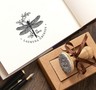 Ex Libris stamp, library stamp, Moth stamp, Insect stamp, hand carved ...