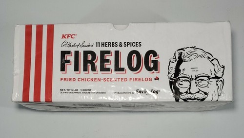 KFC FIRE LOG 11 HERBS AND SPICES ENVIROLOG KENTUCKY FRIED CHICKEN ...
