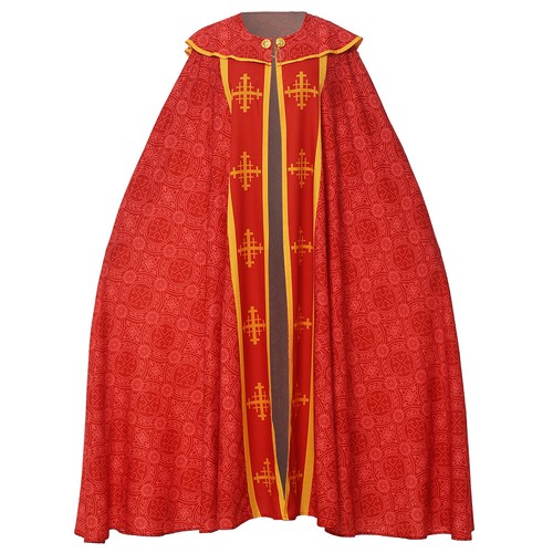 Halloween Religious Cope Priest Vestment Patterned Robe Religious Cloak ...