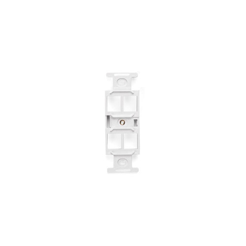 Leviton 41087-QWP Duplex Insert 4-Port 1-Gang Plastic Flush Mount Type ...