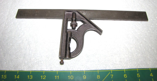 Starrett Combination Square With Scribe & Level, 12" Scale No. 4 - Lot ...