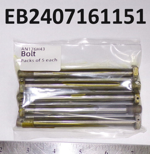 Close Tolerance Bolt, Lot of 5 each PN: AN176H43 (EB2407161151) | eBay