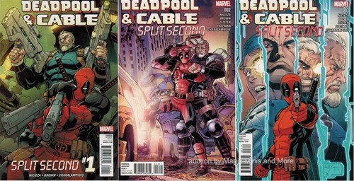 DEADPOOL & CABLE SPLIT SECOND (3) comic SET #1 2 3 Marvel 1st print lot | eBay