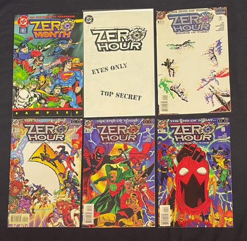 DC Zero Hour comic lot! 0-4 + Preview Lot of 6 VF | eBay