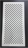 Lattice Design MDF Decorative Radiator Cover. 3mm x 1215mm x 610mm ...