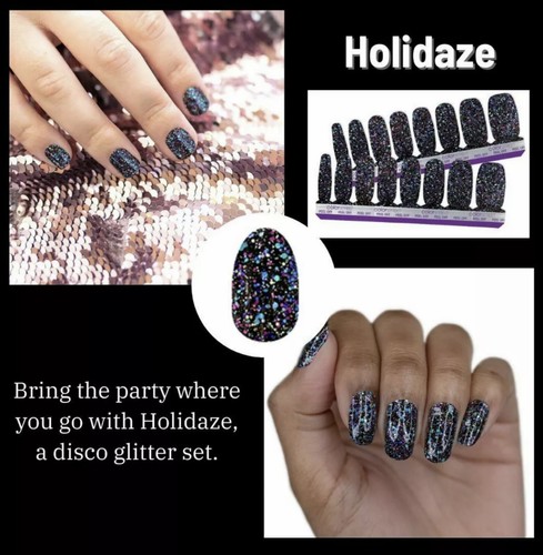 Color Street Nail Polish Strips - HOLIDAZE - GLITTER - ships free | eBay