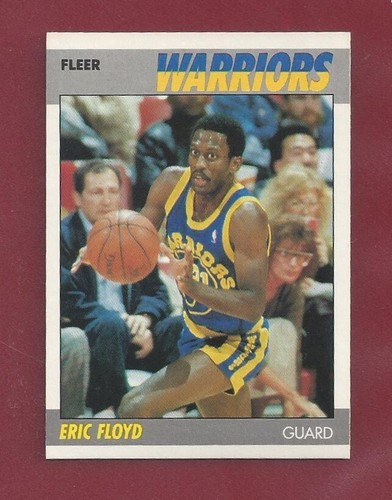 1987-88 Fleer Basketball Eric "Sleepy" Floyd NM-MT # 39 Golden State ...