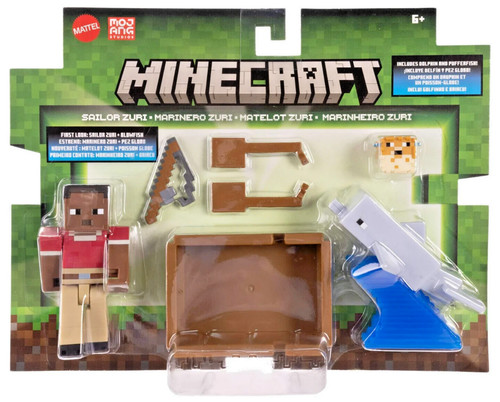 Minecraft ZURI AND BLOWFISH Deluxe Figure 2 Pack 2024 READ LISTING!! | eBay