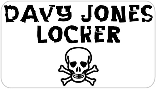 Davy Jones Locker Pirate - 25 Stickers Pack 2.25 x 1.25 inches | eBay