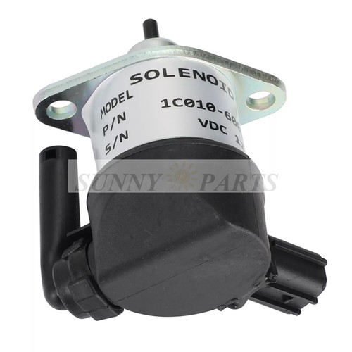 12V 1C010-60017 Fuel Shutoff Solenoid fits Gehl Skid Steer Loader CTl85 ...
