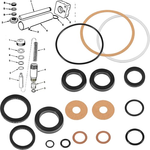 Hydraulic Jack Seal Kit 47678-45 Replace for 1789 Transmission Jack ...