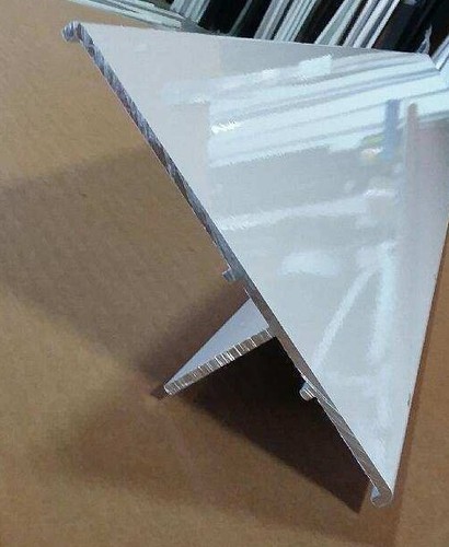 92" White RV-163 Aluminum Off Set T Molding Slide Out Box Trim 6" x 1 5 ...