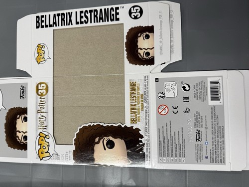 Funko Pop Vinyl Harry Potter Bellatrix Lestrange Replacement Box | eBay