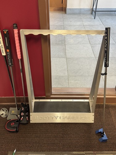 Scotty Cameron Putter Display Rack - Holds 8 Putters - AUTHENTIC SCOTTY ...