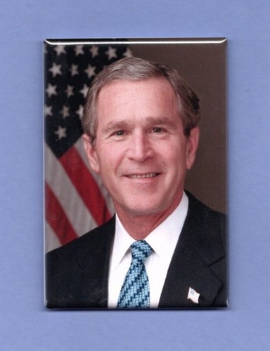 GEORGE W. BUSH *2X3 FRIDGE MAGNET* OFFICIAL PRESIDENTIAL PHOTO POLITICS ...