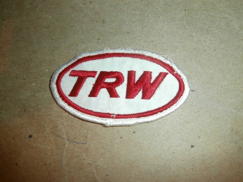 Vintage Embroidered Patch TRW | eBay