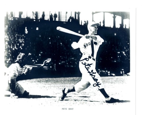 PETE GRAY ST. LOUIS BROWNS 8X10 PHOTO BASEBALL SPORTMANS PARK | eBay