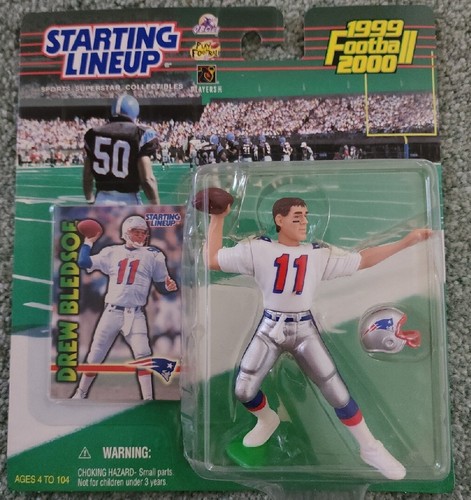 Starting Lineup 1999 NFL Football Drew Bledsoe Patriots Action Figure ...