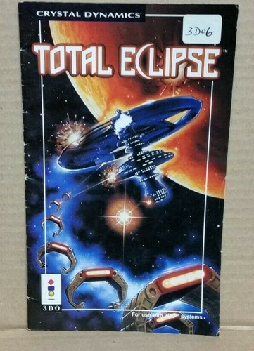 Total Eclipse by Crystal Dynamics 3DO Instruction Manual Booklet ONLY (no game) | eBay