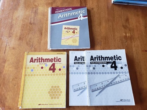 ABEKA Arithmetic 4 Work-Text Teacher Edition 4th Edition Homeschool | eBay