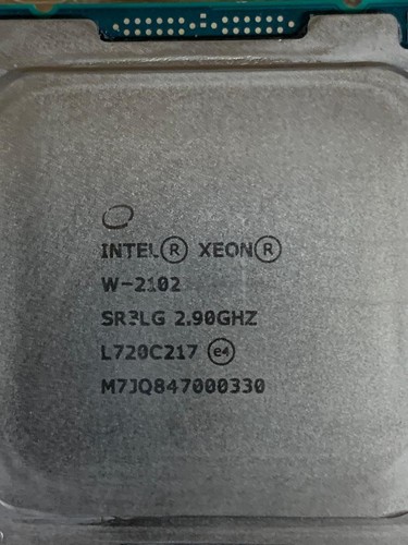Lot of 2 Intel Xeon W-2102 SR3LG | eBay