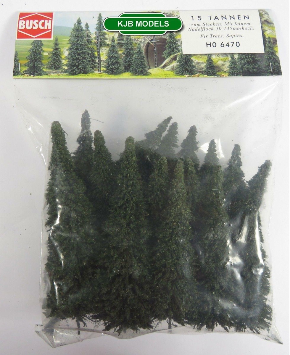 Z Scale Model Railroad Trees 50 Pcs Green Model Pine Trees – For HO ...