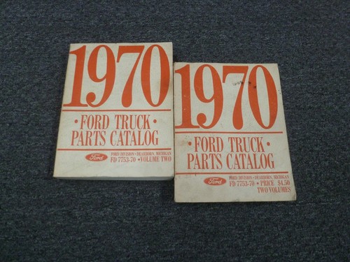 1970 Ford NT850 NT950 Heavy Duty Gasoline Truck Parts Catalog Manual ...