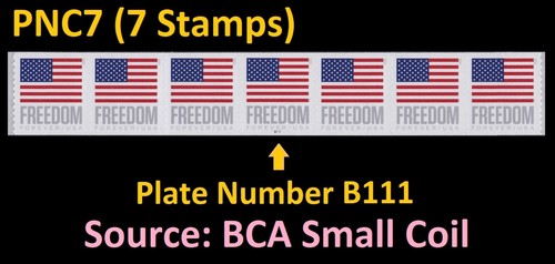 US 5789a Flag Freedom F PNC7 BCA B111 (from BCA small coil) MNH 2023 | eBay