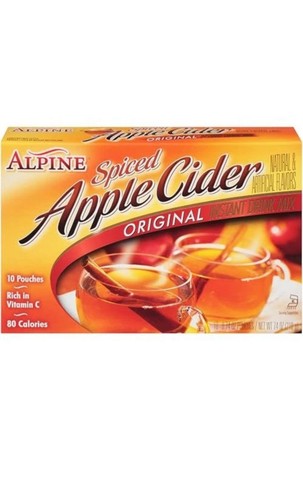 Alpine Spiced Apple Cider Mix- Original 10ct (2 Pack) 20 Pouches ...