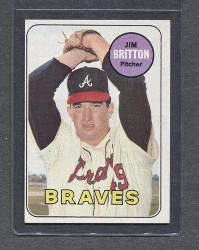1969 Topps #154 Jim Britton (Braves) Ex+ A1 | eBay