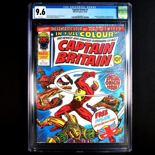 Captain Britain #1 (Marvel 1976) 🔥 Origin & 1st Appearance 🔥 CGC 9.6 ...