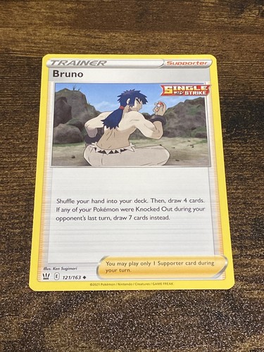 Pokemon Bruno 121/163 Battle Styles Uncommon Trainer D6125* | eBay