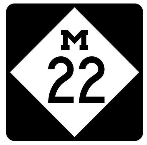 Michigan State Highway 22 Sticker Decal Highway Sign Road Sign R8229 | eBay