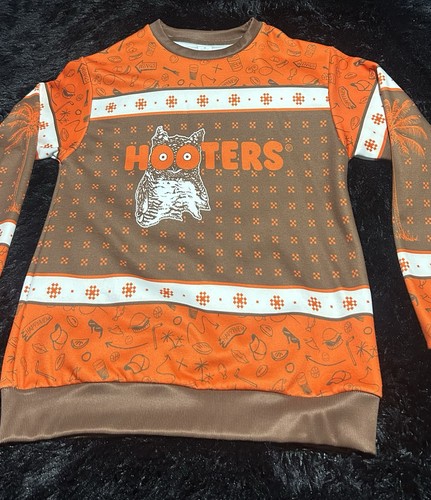 HOOTERS SWEATER UGLY Christmas Sweater Uniform Small | eBay