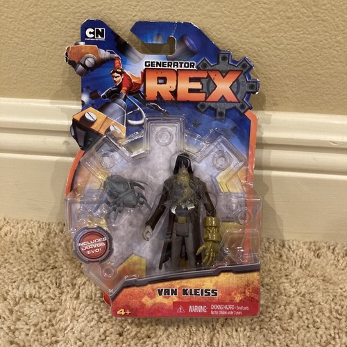GENERATOR REX VAN KLEISS FIGURE WITH LARVUS EVO NEW MATTEL CARTOON ...