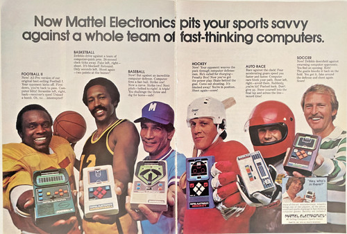 Mattel Electronics #1 Selling Computer Sports Games Vintage 1979 ...