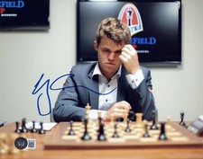 Magnus Carlsen Autographs for sale by RACC Trusted Sellers | Authentic ...