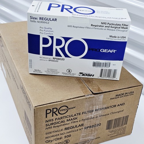 300x ProGear RP88020 N95 Particulate Filter Respirator Surgical Masks ...