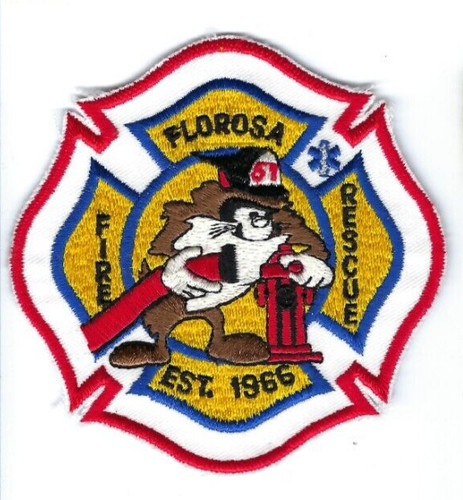 *RARE* Florosa (Okaloosa County) FL Florida Fire Rescue Dept. patch ...