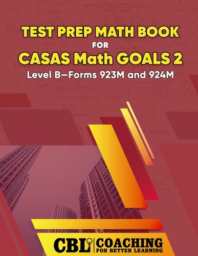 Test Prep Math Book for CASAS Math GOALS 2 Level Bâ Forms 923M and | eBay